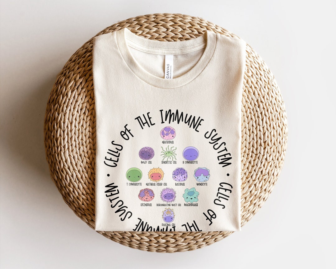 Immune System Cells Shirt | Microbiology Tshirt | Immunology Cell ...