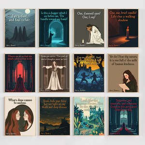 Shakespeare Macbeth Posters | English Literature Bulletin Board Poster ...