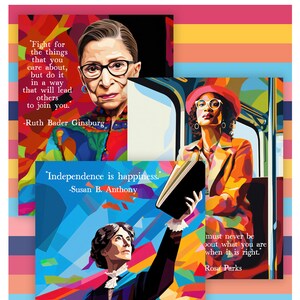 Women's History Month Poster Set | International Women's Day | March ...