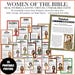Women of the Bible Poster Set | 20 Printable Christian Virtue Posters ...