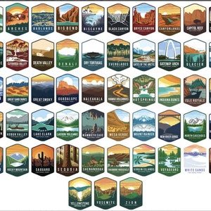 Custom National Parks Trip Glass Ornament | US National Park Souvenir ...