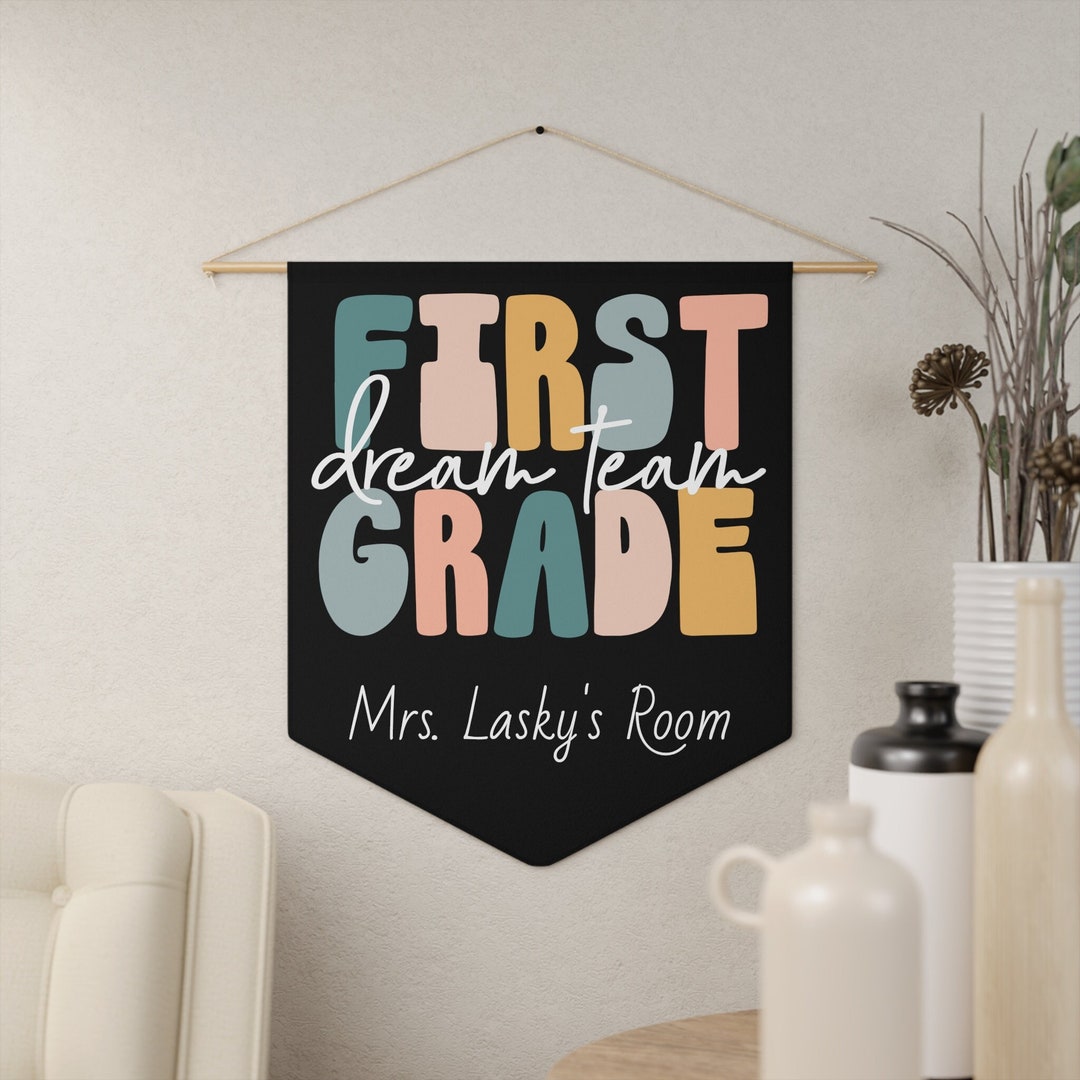Personalized 1st Grade Teacher Door Sign First Grade Custom - Etsy