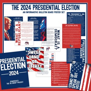 2024 Election Bulletin Board | High School Middle School Social Studies ...