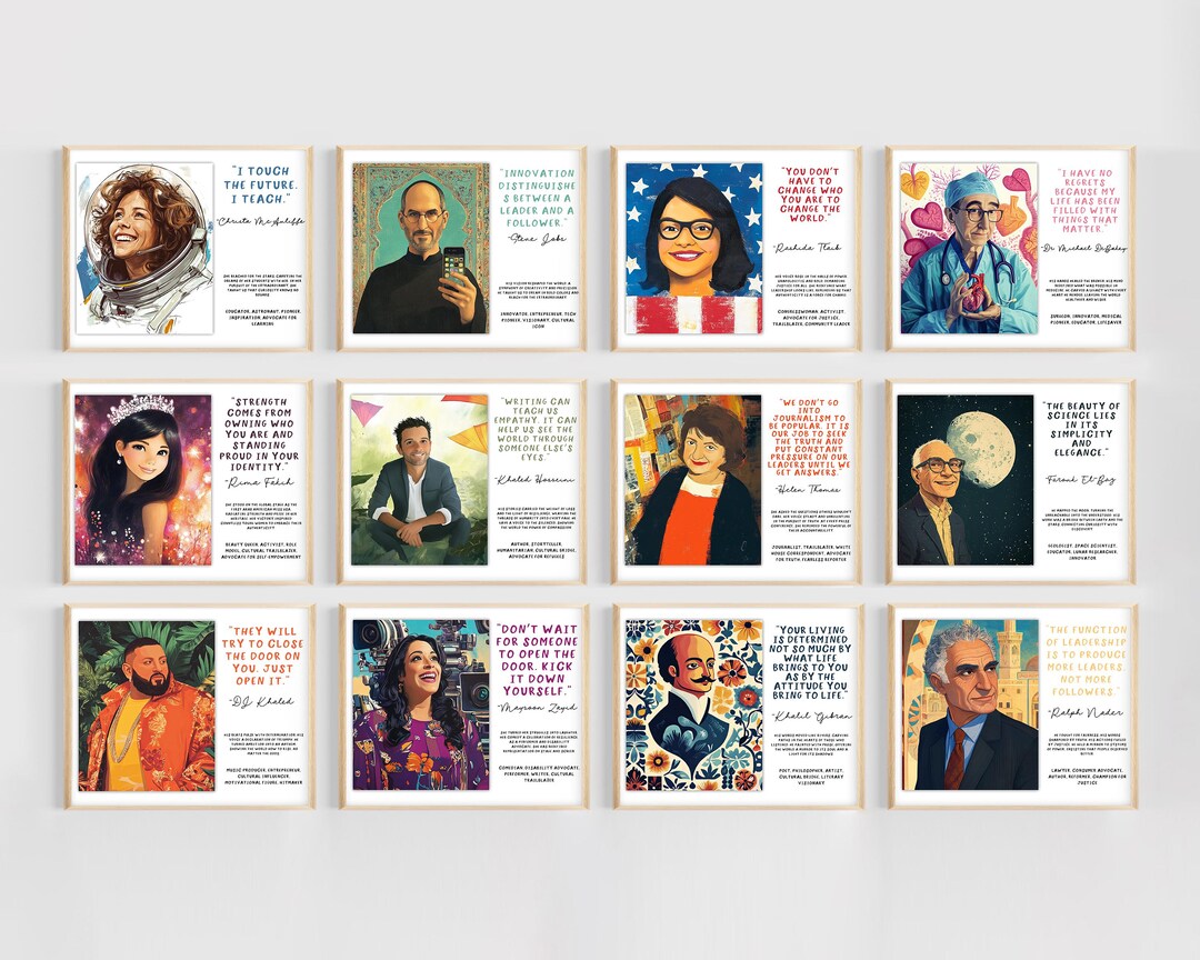 Arab American Heritage Month Bulletin Board Inspirational Quotes ...