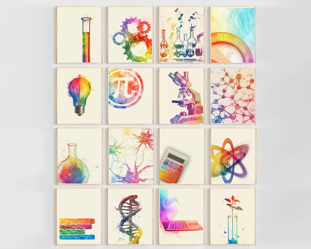 STEM Class Posters | Science Technology Engineering Mathematics Gallery ...