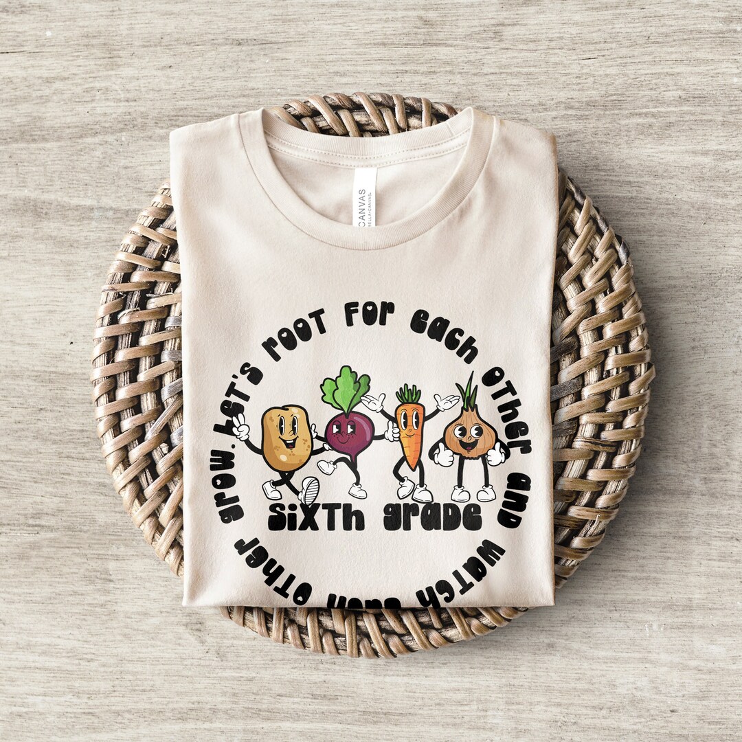 Sixth Grade Teacher Shirt Retro Cartoon 6th Grade Let's - Etsy