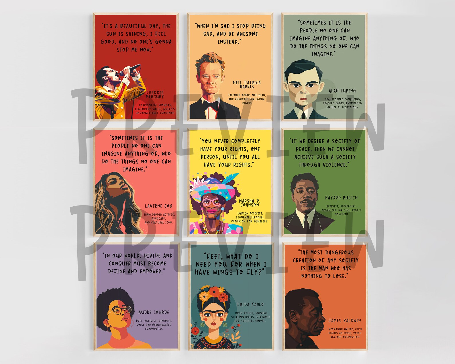 Pride Month Bulletin Board Bundle | LGBTQIA+ Leaders Printables Posters ...