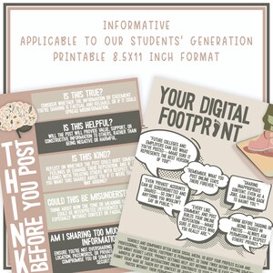 Digital Citizenship Bulletin Board Poster Set | Printable Classroom ...