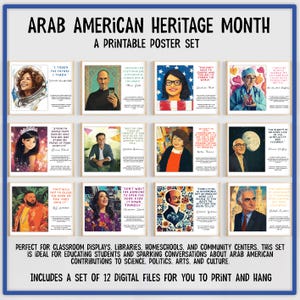 Arab American Heritage Month Bulletin Board | Inspirational Quotes ...