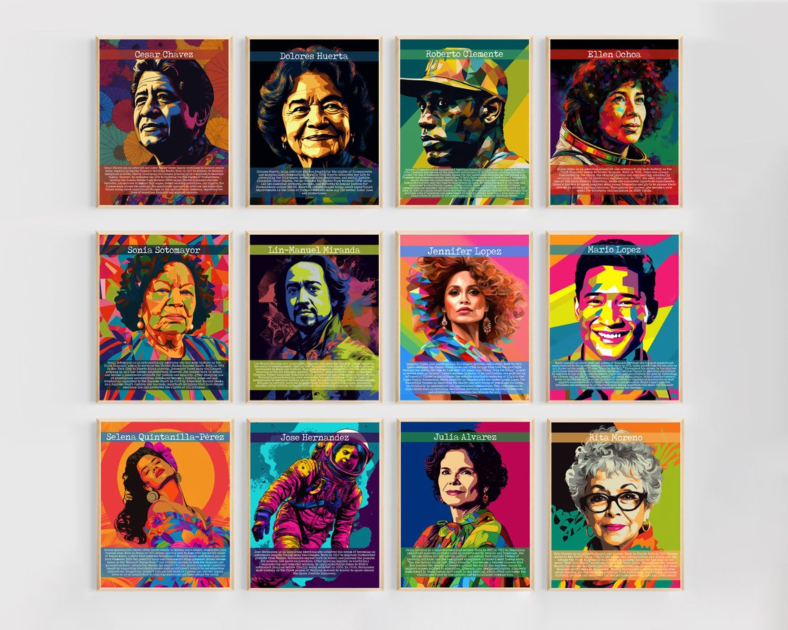 Hispanic American Heritage Month Posters | Hispanic History Bulletin ...