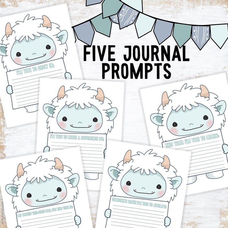 Yeti New Year Bulletin Board Decor | Yeti for Big Things in 2026 ...