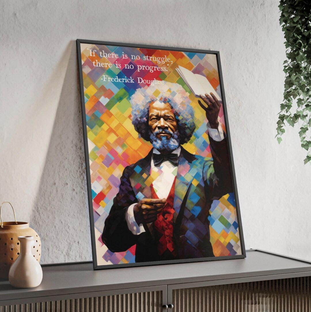 Frederick Douglass Digital Art Print | African American Black History ...
