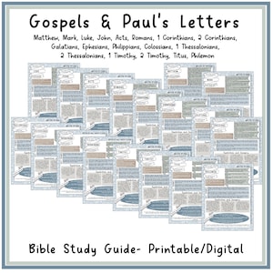 Bible Book Summary Guide | Printable Bible Books Student Summary ...