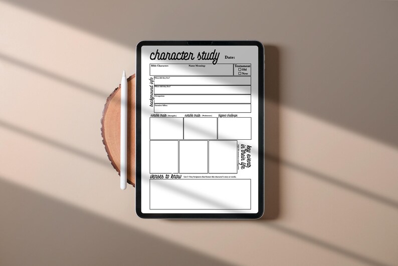 Digital Bible Study Essentials Bundle | Verse Mapping, Character Study ...