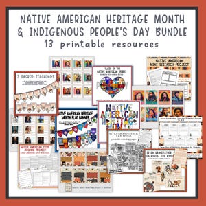 Native American Heritage Month Bundle | Indigenous People’s Day ...