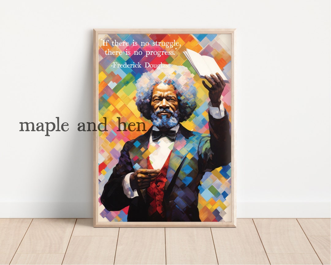 Frederick Douglass Digital Art Print African American Black History ...