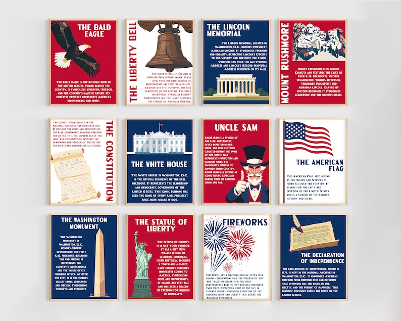 Symbols of Freedom Bulletin Board | United States Social Studies ...