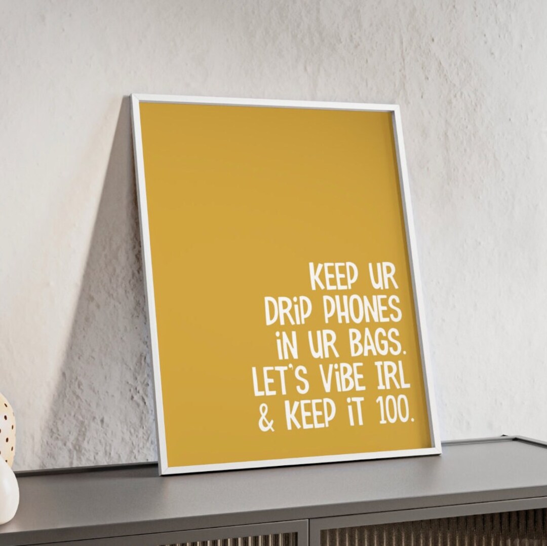 Funny Classroom Poster High School Middle School Teacher No Phones ...