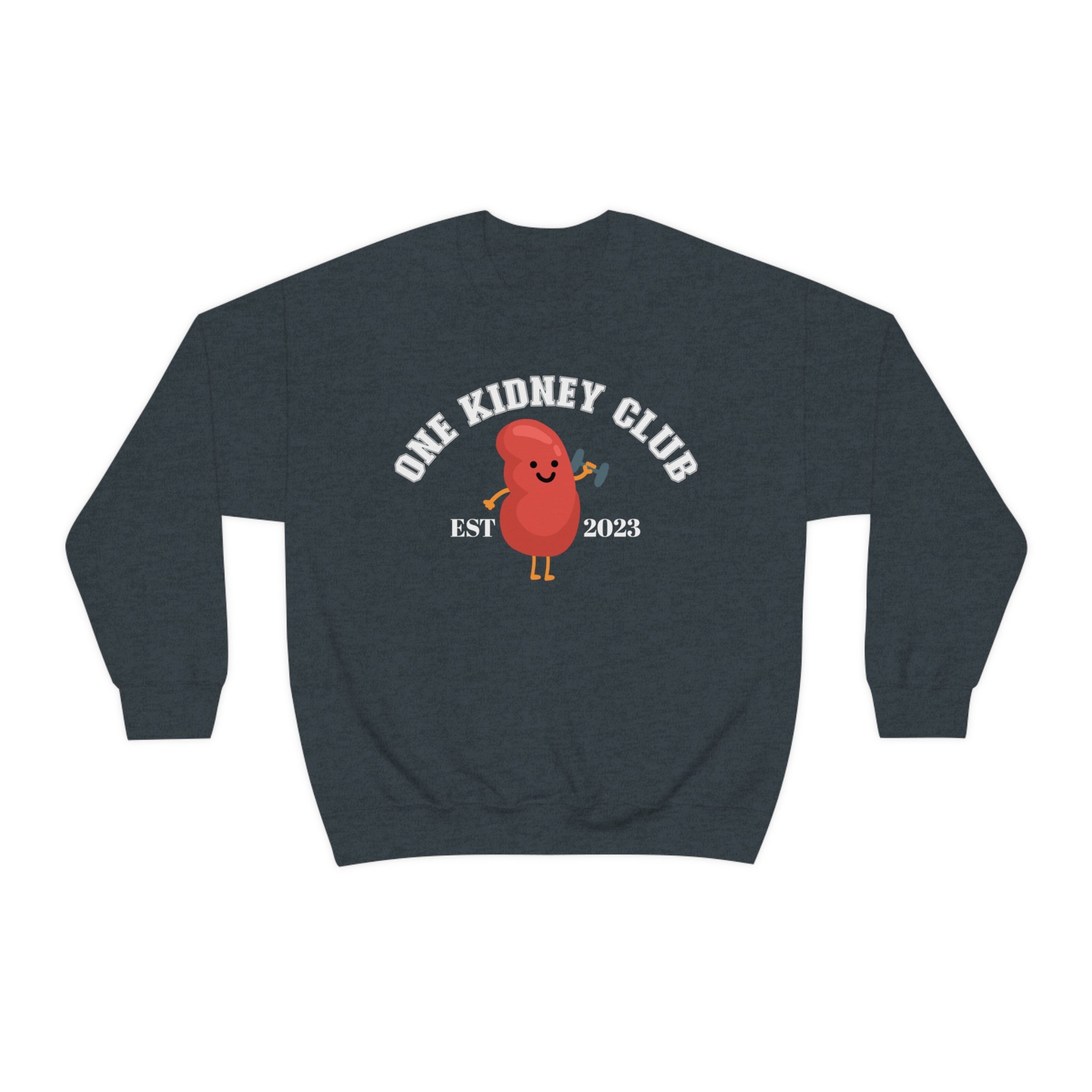 One Kidney Club Sweatshirt | Custom Year Kidney Surgery Shirt | Funny ...