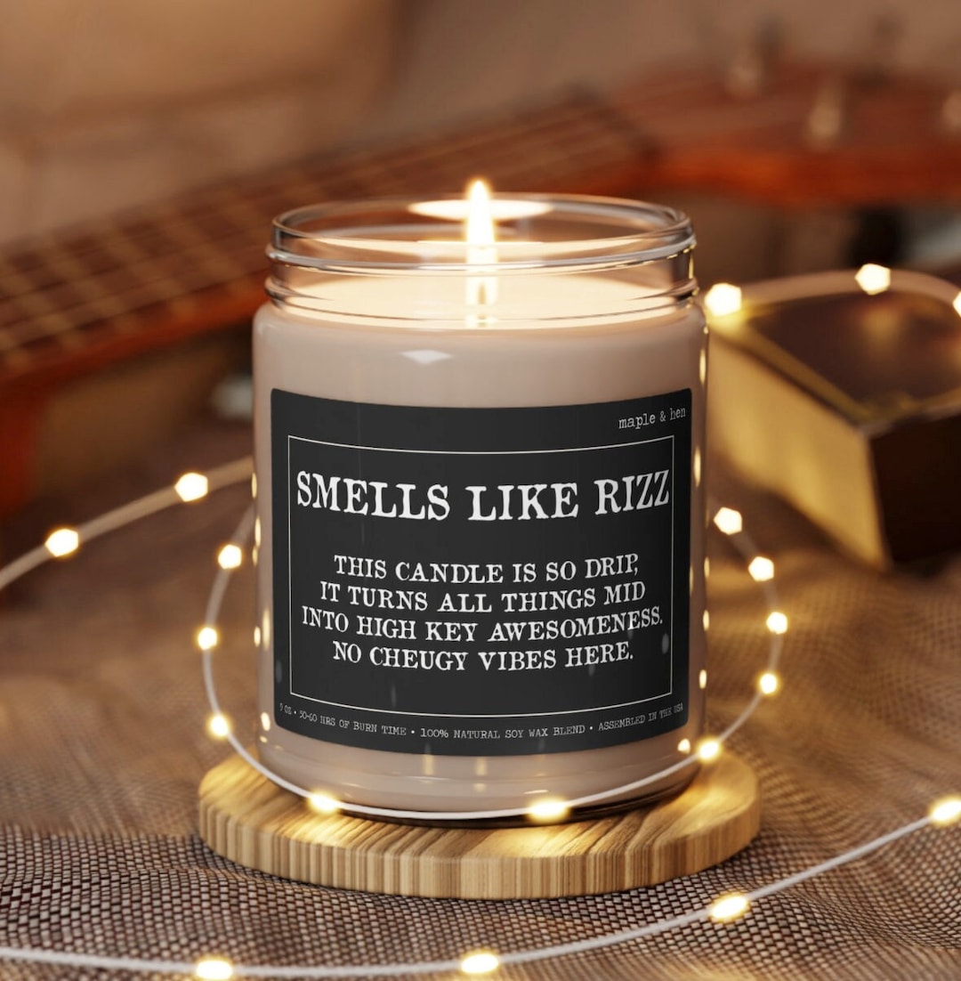 Funny Teen Candle | Rizz Middle School Gift | Fun Scented Candle Party ...