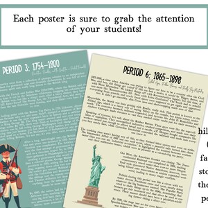 Funny US History Bulletin Board Set | Ap American APUSH Posters | High ...