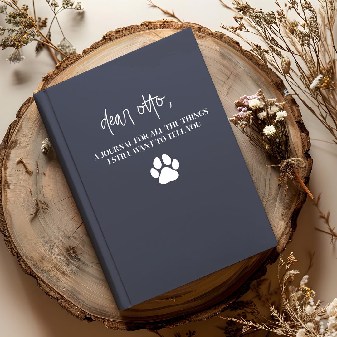 Dear Dog Grief Journal | Letters to My Dog in Heaven | Pet Loss Memory ...