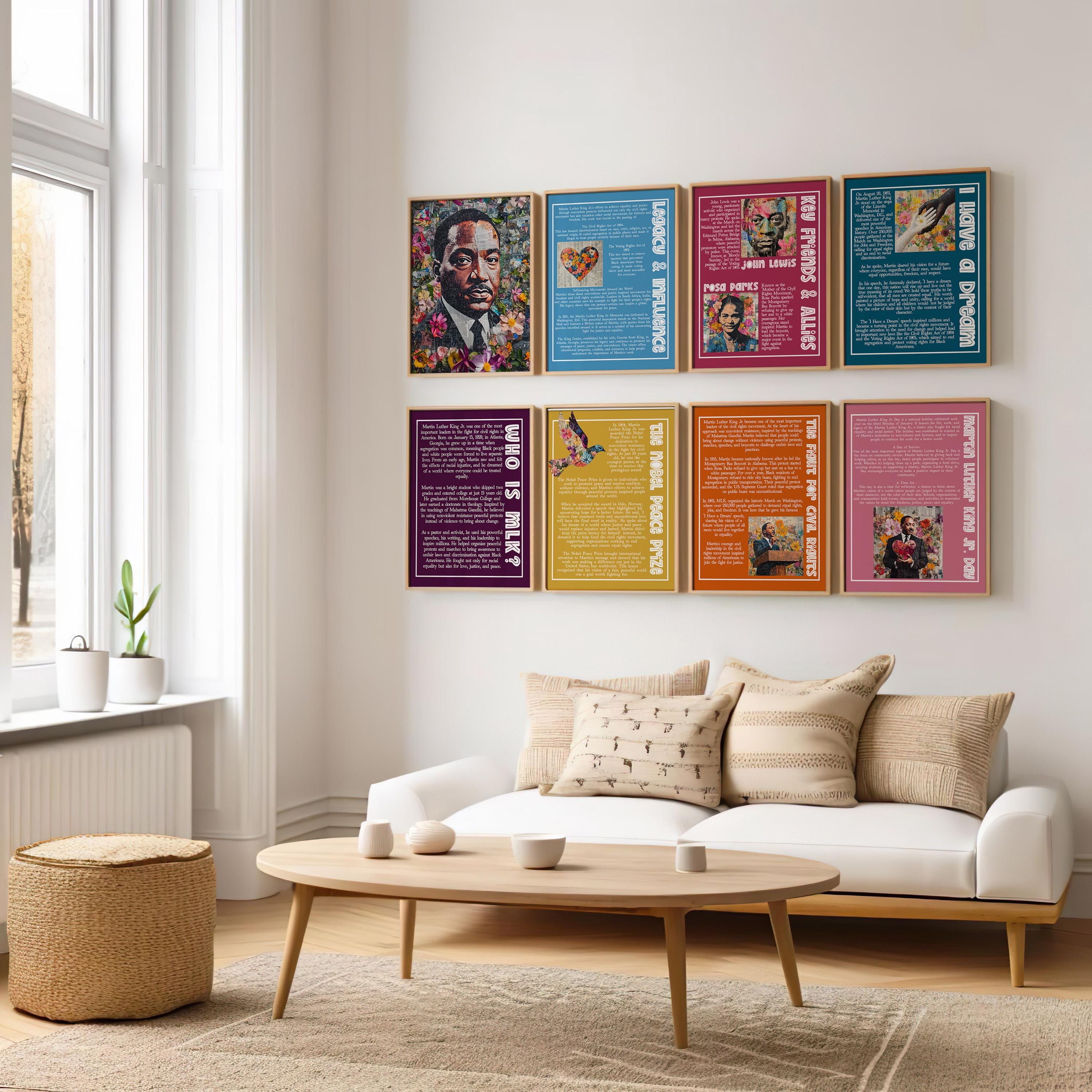 Martin Luther King, Jr Bulletin Board Poster Set | Black History Month ...