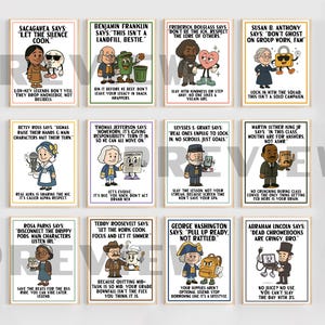 Funny Gen Alpha US History Rules Posters | APUSH Social Studies Slang ...
