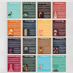 World History Bizarre Events Bulletin Board Set | Funny Ap World Weird ...
