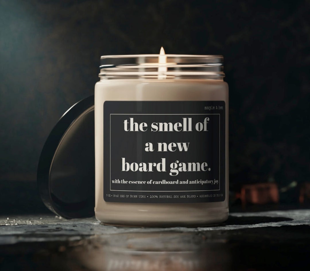 New Board Game Smell Candle | Funny Board Game Gift | Game Night ...