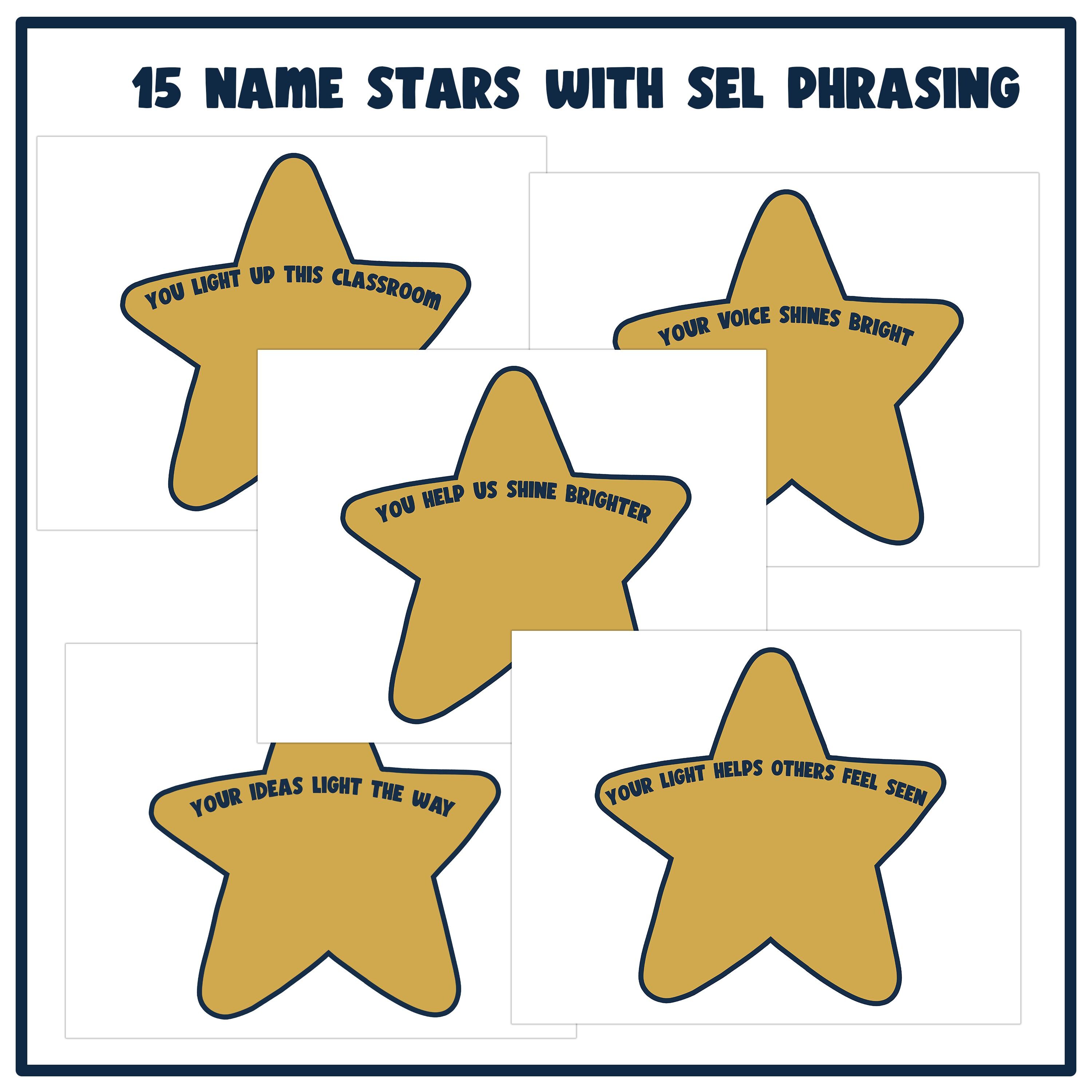 SEL Bulletin Board Set | We All Belong Here Star Constellation Decor ...