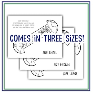 Earth Day Project | Bracelet Craft Activity | Happy Earth Day Center ...