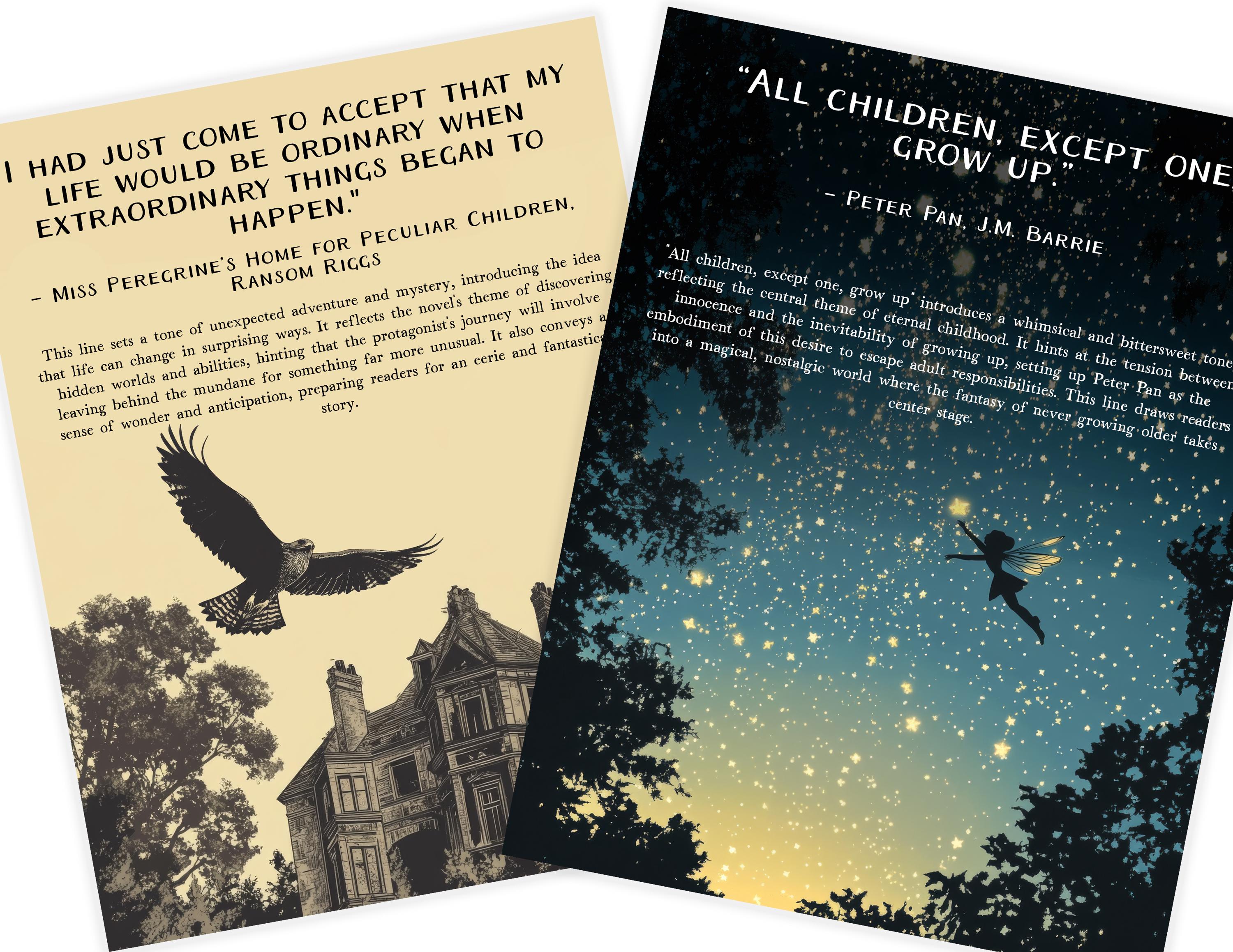 YA Novel Poster Set | Literature Classroom Decor | ELA Teacher Bulletin ...