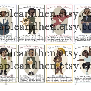 Black History Valentine Cards | African American Printable Valentine's ...