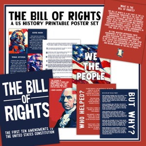 The Bill of Rights Bulletin Board Set | US Constitution Government ...