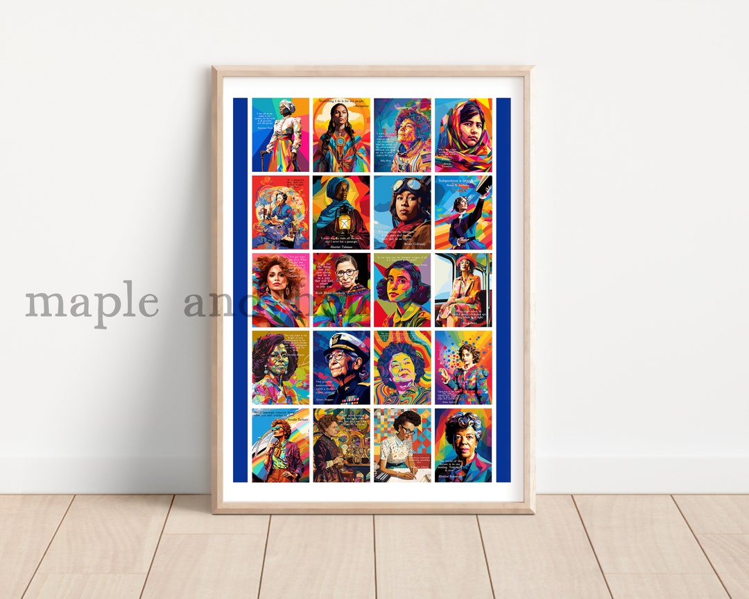 Celebrating Women Poster | International Women's Day Poster Print ...