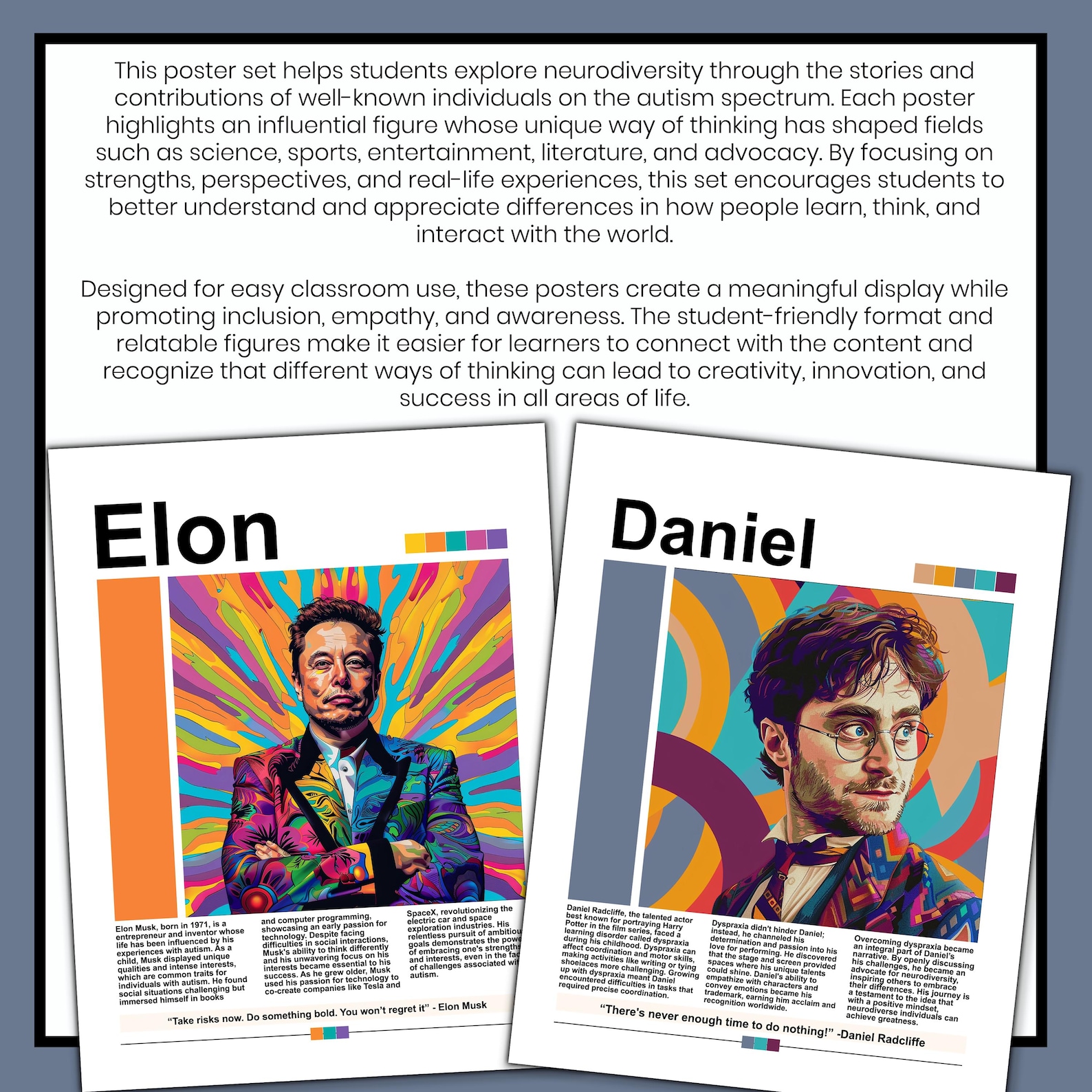 Neurodiversity Awareness Month Bulletin Board | Celebrate Neurodiverse ...