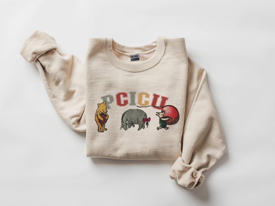 PCICU Sweatshirt Class Winnie the Pooh Peds Cardiac ICU - Etsy