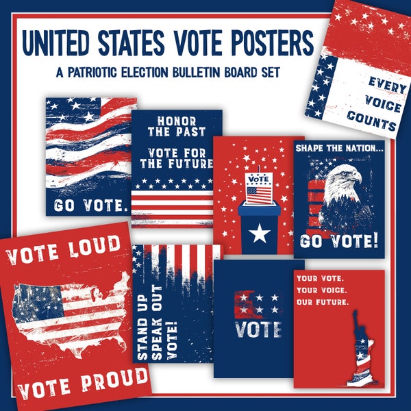 Classroom Posters Vote 2024 - Etsy