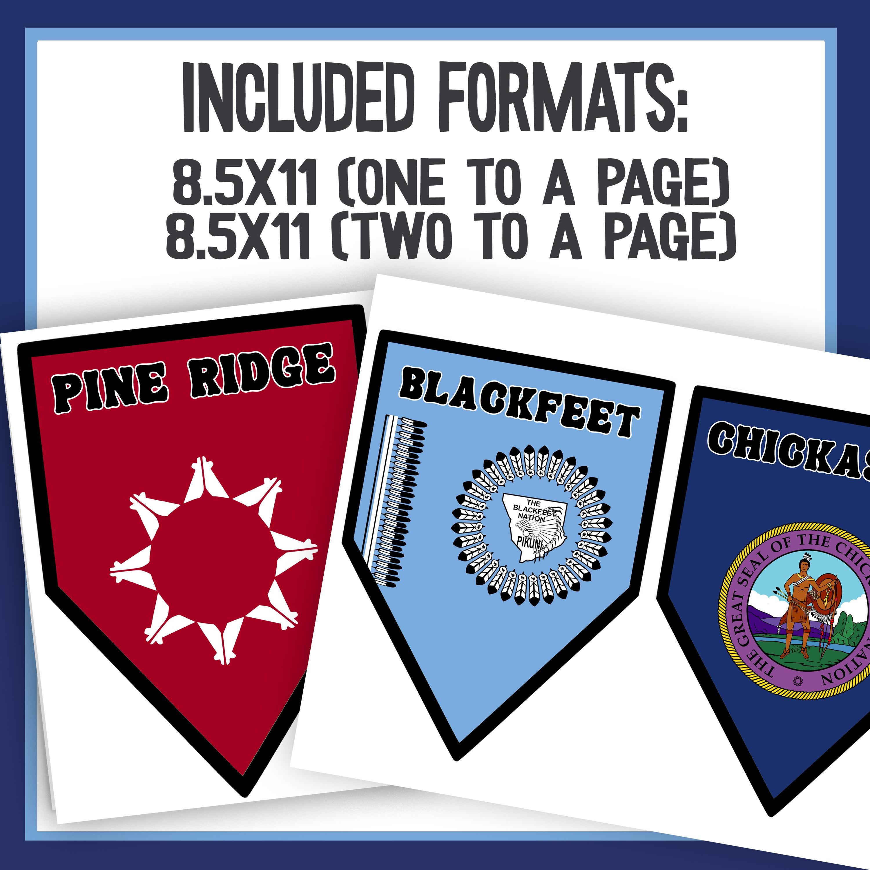 Native American Heritage Month Flag Pennant | American Indian History ...