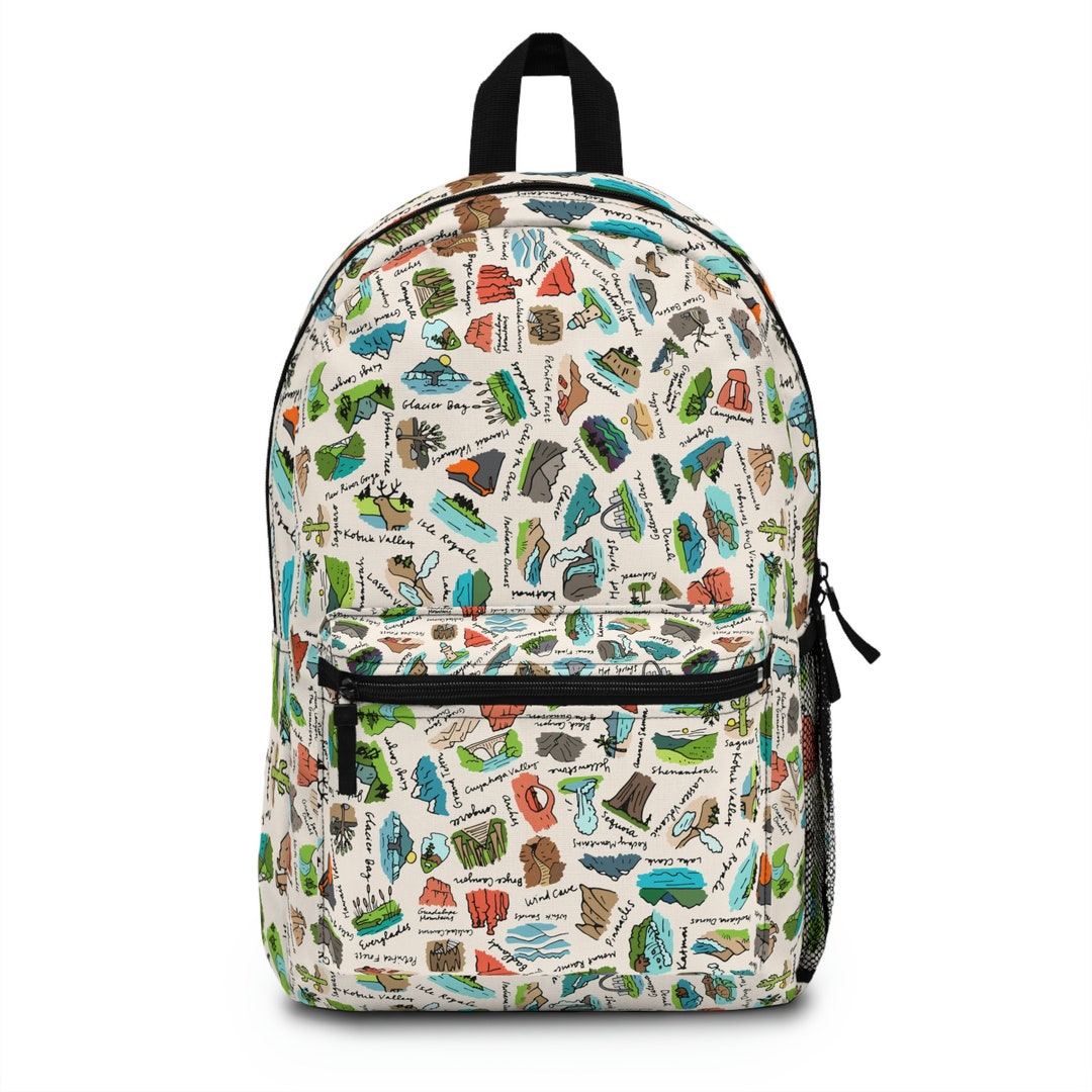 National Parks Backpack | Book Bag for National Park Lover | Kids Youth ...