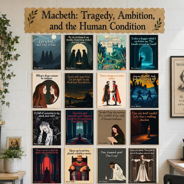 Macbeth Quotes Posters - Etsy UK