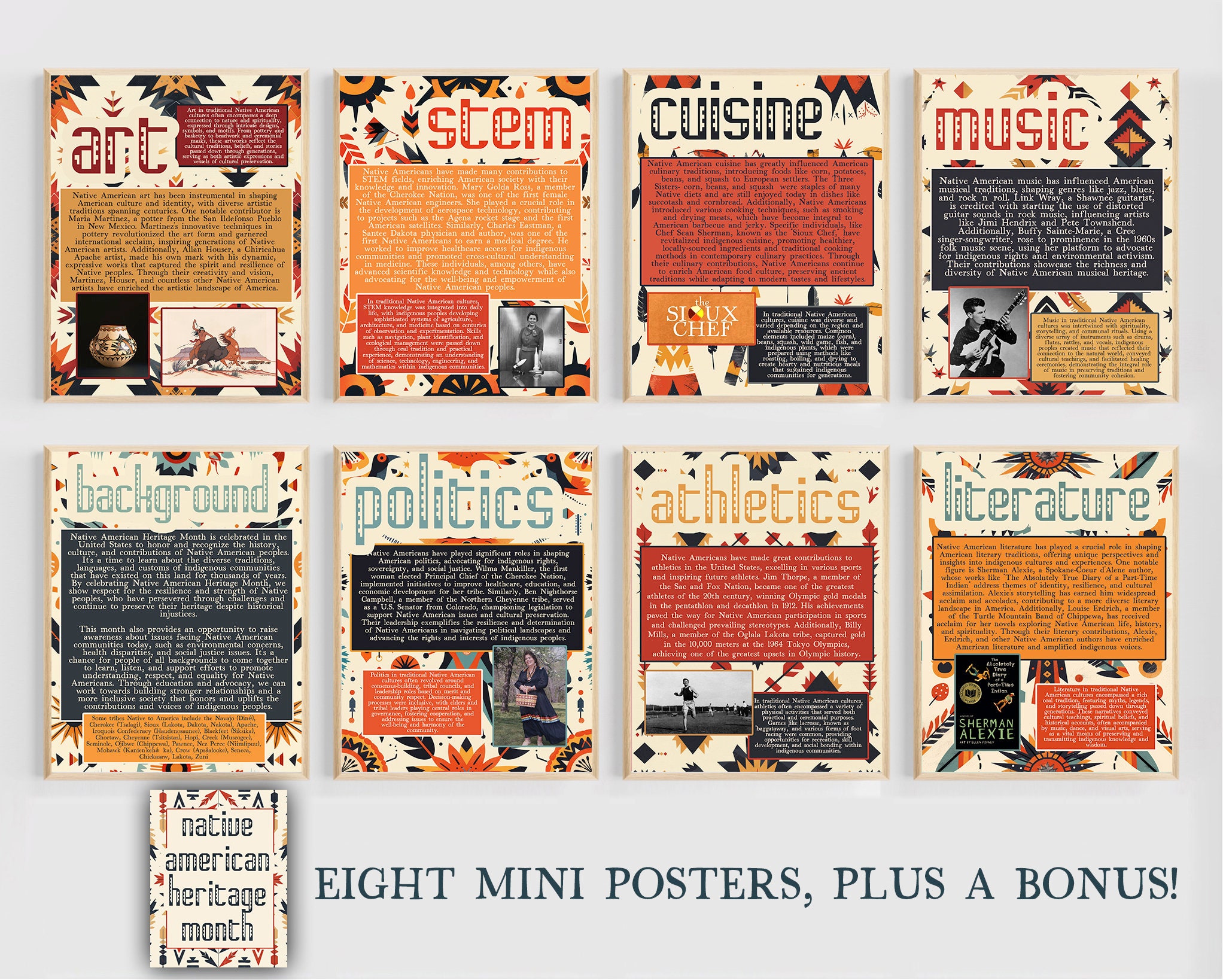 Native American Heritage Month Bulletin Board Set | American Indian ...