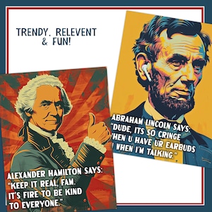 Funny US History Class Rules Posters | Social Studies Slang Bulletin ...