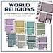 World Religions Bulletin Board | Educational & Inclusive Classroom ...