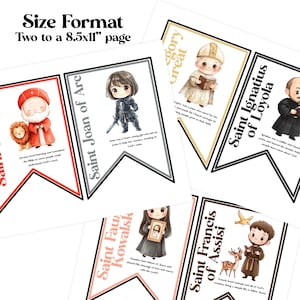 Catholic Saints Bunting | All Saints Day Printable Banner | Saint ...