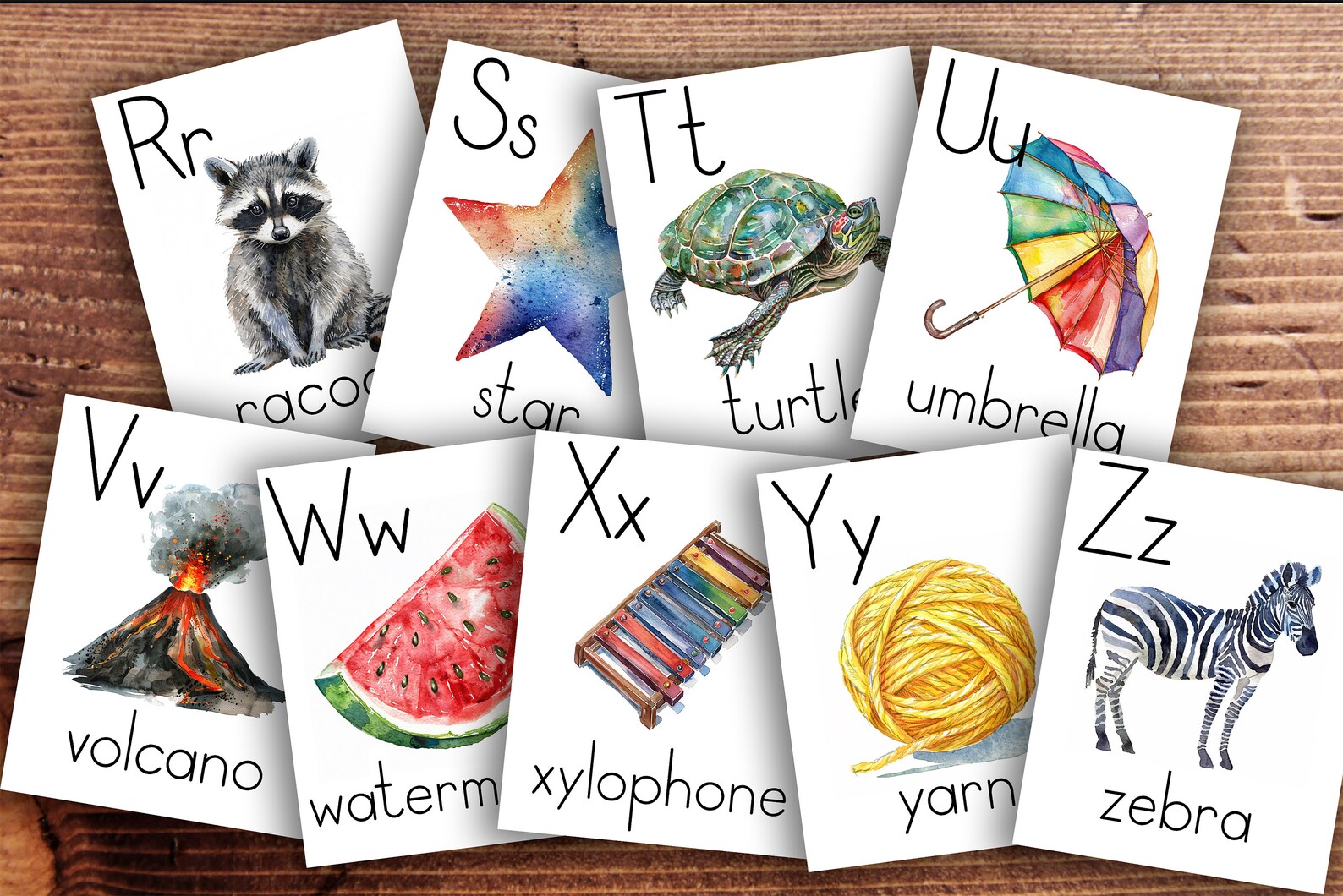 Alphabet Flashcards | Alphabet Posters | ABC Montessori Flash Cards ...