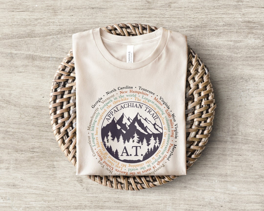 Appalachian Trail Shirt | AT Hiker Tshirt | Thru Hiker Finisher Gift ...