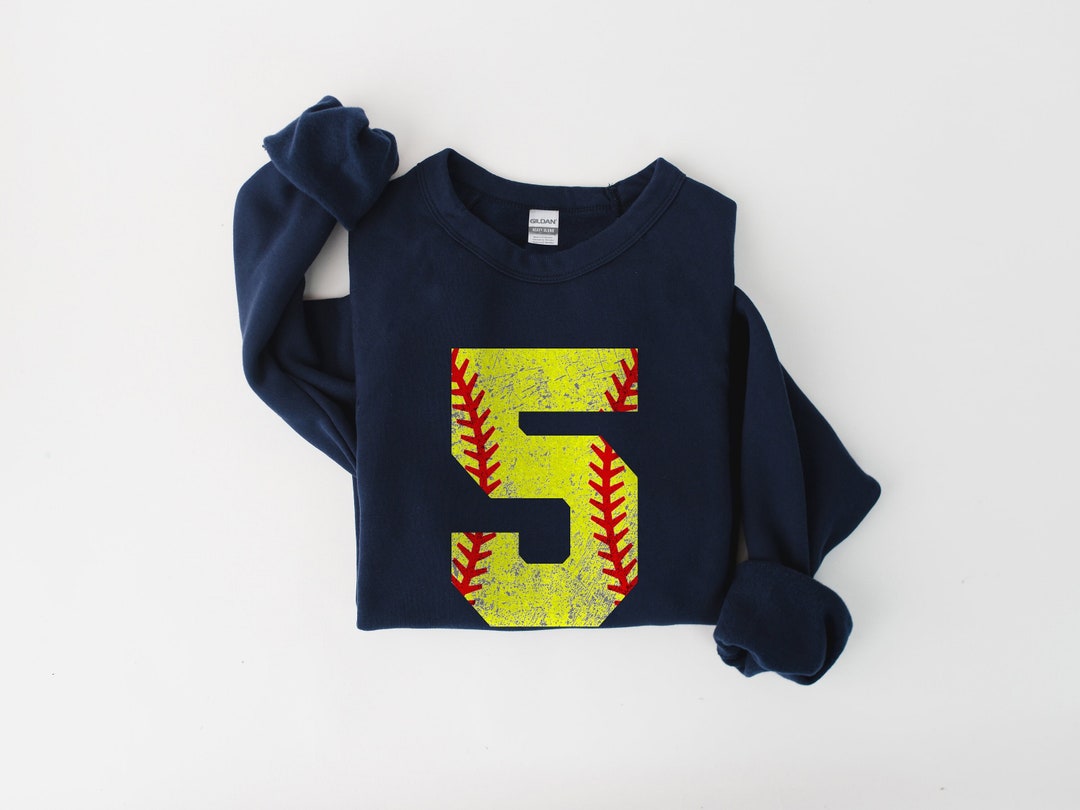 Softball Number Sweatshirt | Mom Dad Custom Numbers Tshirt ...