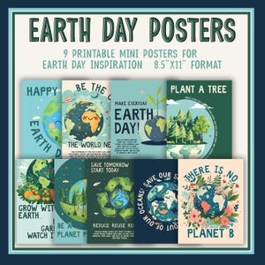 Earth Day Bulletin Board & Activity Bundle | April Earth Month Posters ...